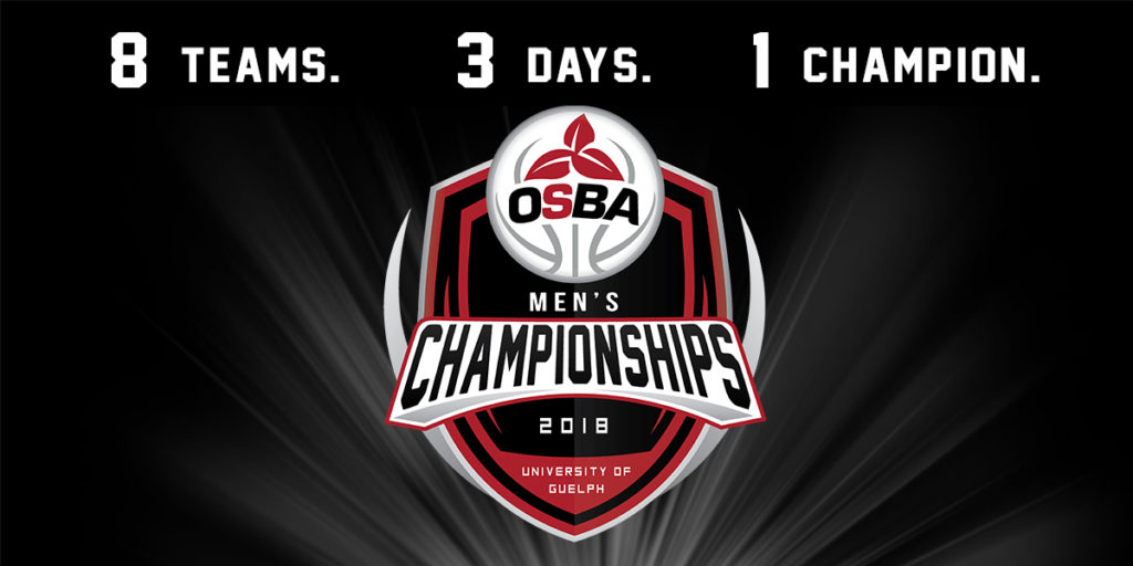 OSBA 2018 Men's Playoff Schedule released • Ontario Basketball Association