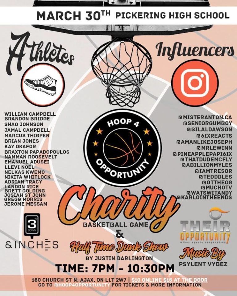 Hoop for Opportunity: Pros versus Celebrities Charity Basketball Game ...