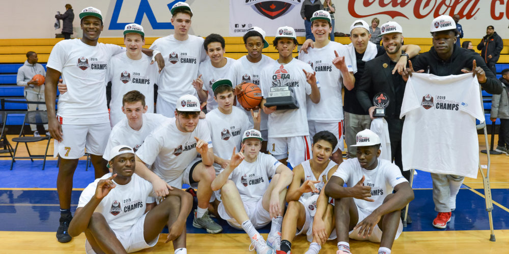 TRC Men Win 2019 OSBA Championship • Ontario Basketball Association